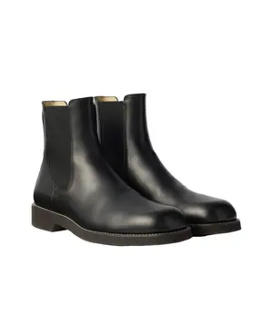 LEMAIRE Chelsea Ankle Boots In Shiny Vegetable-tanned Leather