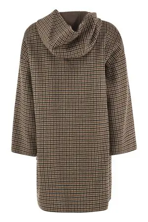 Max Mara Balta Reversible Hooded Coat - Brown