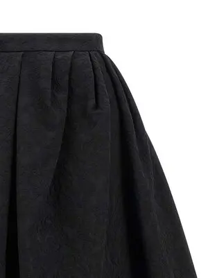 Carolina Herrera Jacquard Midi Skirt