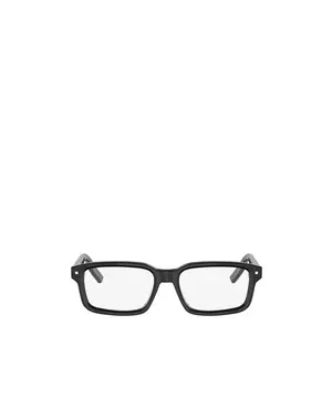 Dior Full-rim Non-prescription Glasses - Black