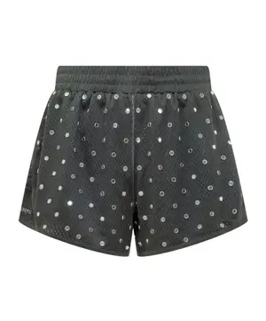 Pinko Esperia Embellished Mesh Shorts - No