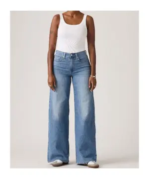 LEVI'S High-rise Wide-leg Jeans