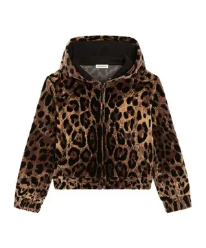 Dolce & Gabbana Animal-pattern Hooded Sweatshirt - Multi-color