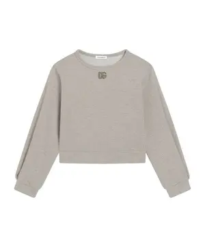 Dolce & Gabbana Lurex Sweatshirt - Silver