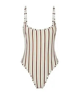HAIGHT. Pipping Thidu Striped Swimsuit - No