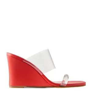 MARYAM NASSIR ZADEH Olympia Pvc Wedge Sandals - No