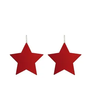 Isabel Marant Étoile Star-shaped Drop Earrings - Red