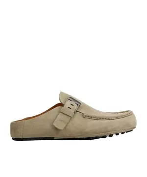 TOD'S Mules In Suede - Beige