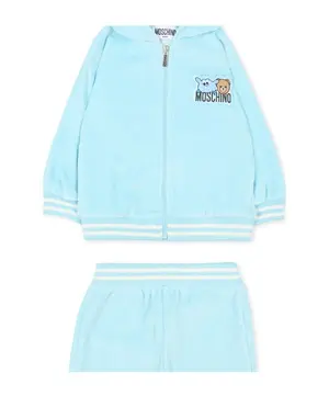 Moschino Two-piece Set: Long-sleeve Hooded Sweatshirt And Sweatpants