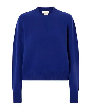 Daughter Simple Wool Sweater - Blue