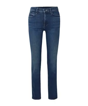 MOTHER High-rise Slim-fit Jeans - Blue
