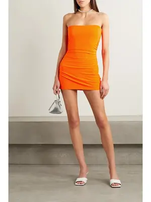 Norma Kamali Strapless Sports Dress