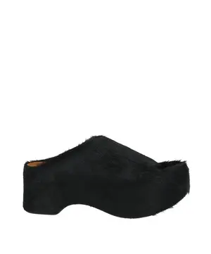 Marni Minimalist Cowhide Sandals - Black