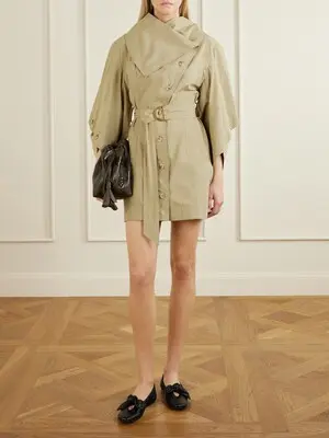 Zimmermann Valiant Utility Cotton-gabardine Mini Dress - No
