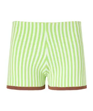 HAIGHT. Bella Striped Cotton-blend Shorts - No