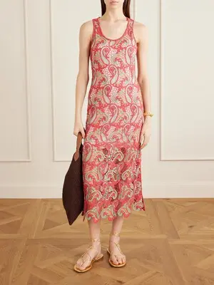 Etro Crocheted Midi Dress