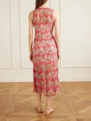Etro Crocheted Midi Dress