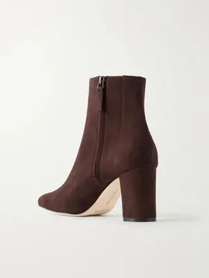 Manolo Blahnik Suede Ankle Boots