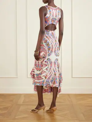 Etro Satin-jersey Midi Dress