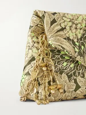 Dries Van Noten Floral-jacquard Shoulder Bag - No