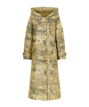 Dries Van Noten Jacquard Duffle Coat - No