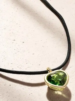 Ileana Makri Diamond And Cord Necklace