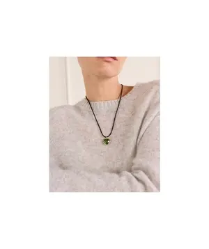Ileana Makri Diamond And Cord Necklace