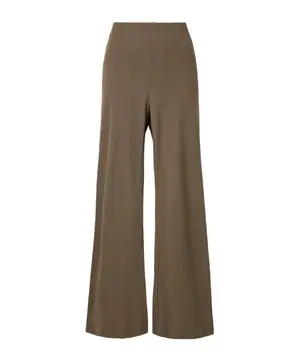 Staud Elastic Waist Pants - Brown