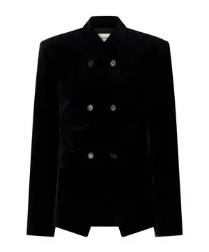 Khaite Double-breasted Blazer - Black