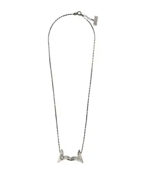 MAISON MARGIELA Metal Pendant Necklace - Silver