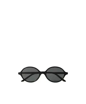 Oliver Spencer X Khaite 2000c Oval-frame Sunglasses - Black
