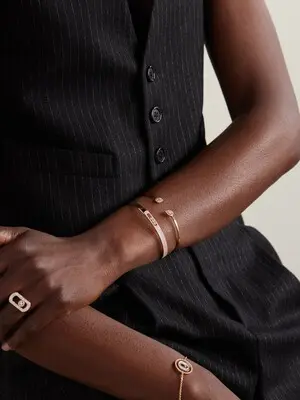 Messika Move Noa 18-karat Rose Gold Diamond Bracelet