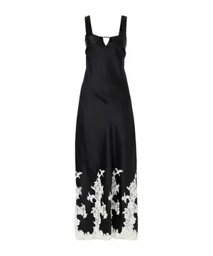 Simkhai Lace-trimmed Satin Maxi Dress - No