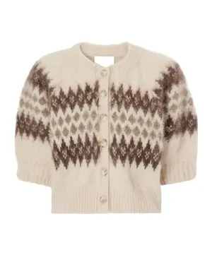 Citizens Of Humanity Brushed Alpaca And Wool-blend Cardigan - Nude