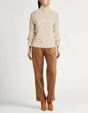 Max Mara Solid-colored High-neck Sweater