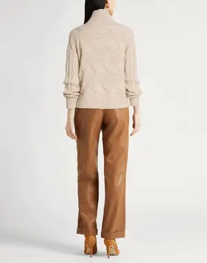 Max Mara Solid-colored High-neck Sweater
