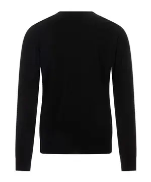 Kiton Crew Neck Long-sleeve Sweater - Black