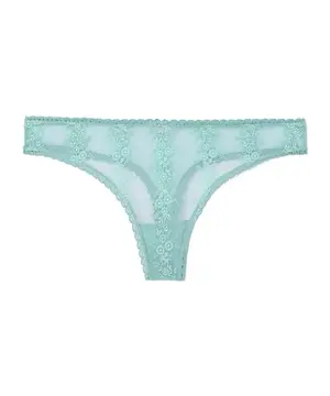 ERES Floral Embroidered Thong - No