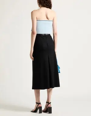 Jacquemus Two-tone Knitted Sleeveless Top