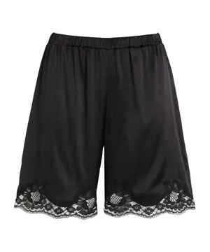 Dolce & Gabbana Satin Solid-color Pajama Pants - Black