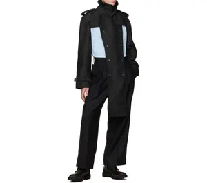 Comme Des Garçons Double-breasted Trench Coat