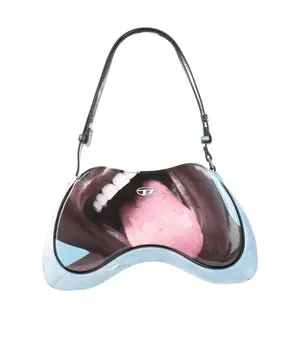 DIESEL® Multi-color Medium Underarm Bag - Blue