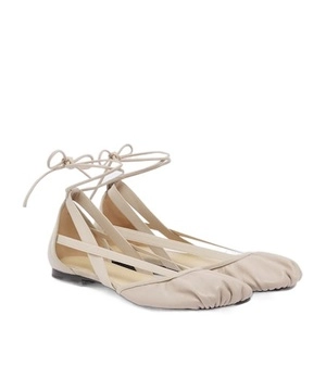 LEMAIRE Leather Ballet Flats - No