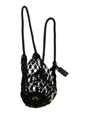 Saint Laurent Small-sized Perforated Bucket Bag