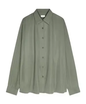 Dries Van Noten Cotton Cocoon Shirt - Green