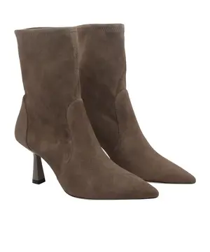 STUART WEITZMAN Pointed-toe High-heeled Ankle Boots - No