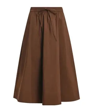 Essentiel Antwerp Elastic-waist Skirt - Brown