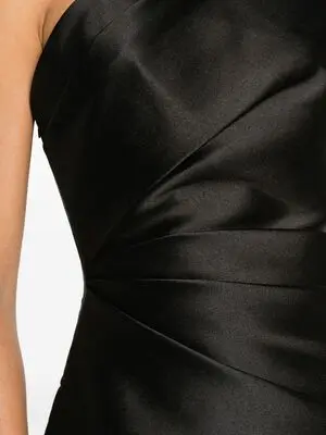 Solace One-shoulder Pleated Maxi Dress