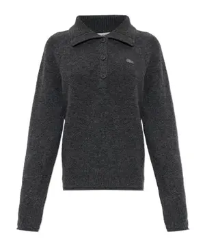 Lacoste Long-sleeved Sweater - Grey