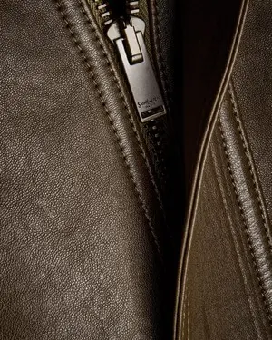 Saint Laurent Bomber Jacket In Grained Lambskin
